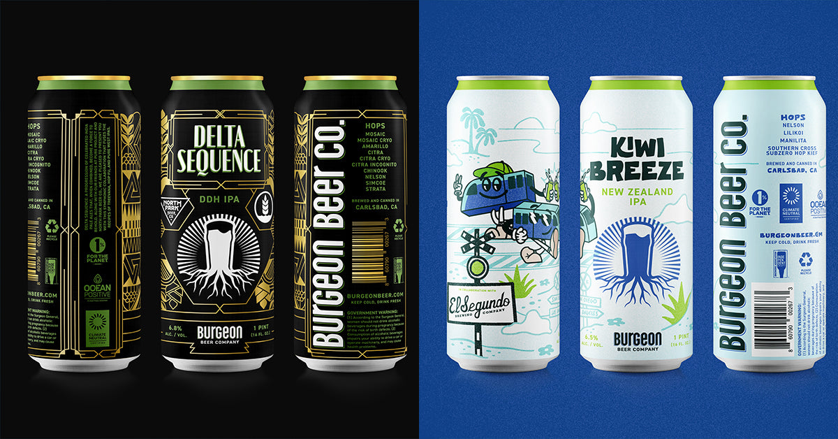 Double Can Release: Kiwi Breeze & Delta Sequence – Burgeon Beer Company